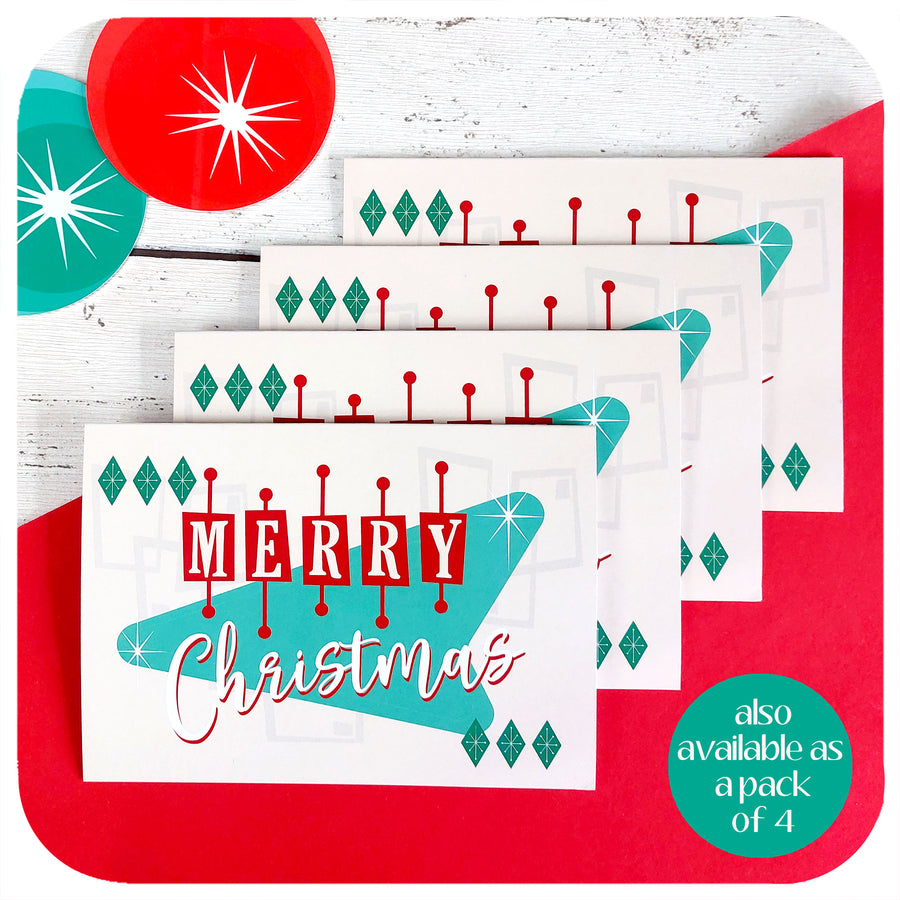 Atomic Christmas Card | The Inkabilly Emporium