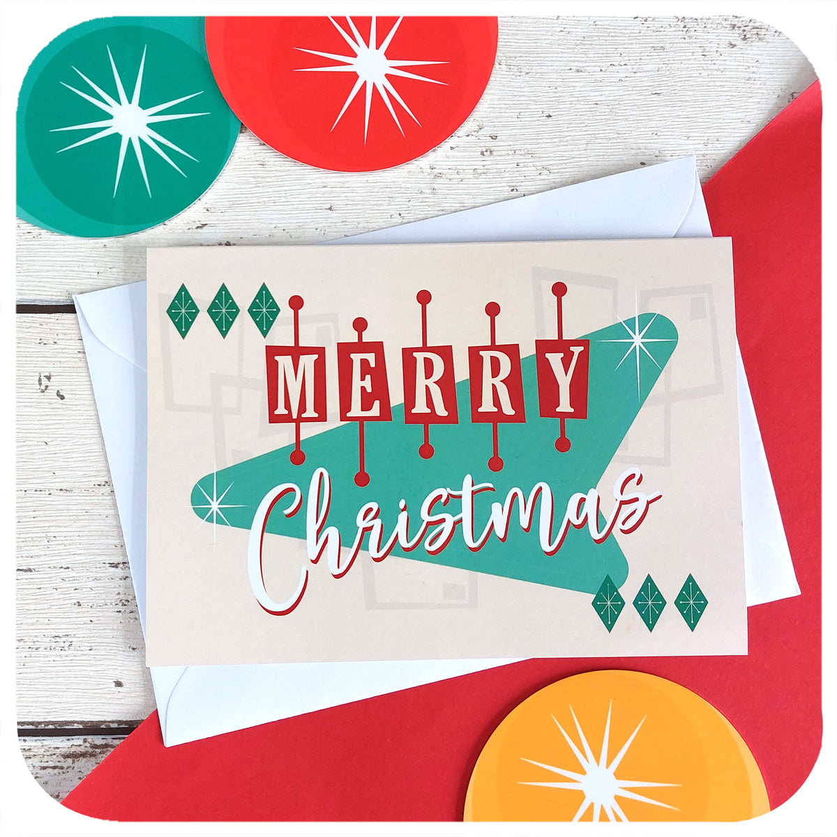 Atomic Christmas Card | The Inkabilly Emporium